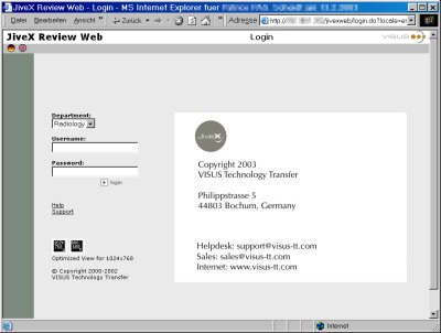 JiveX Review Web - Online Help